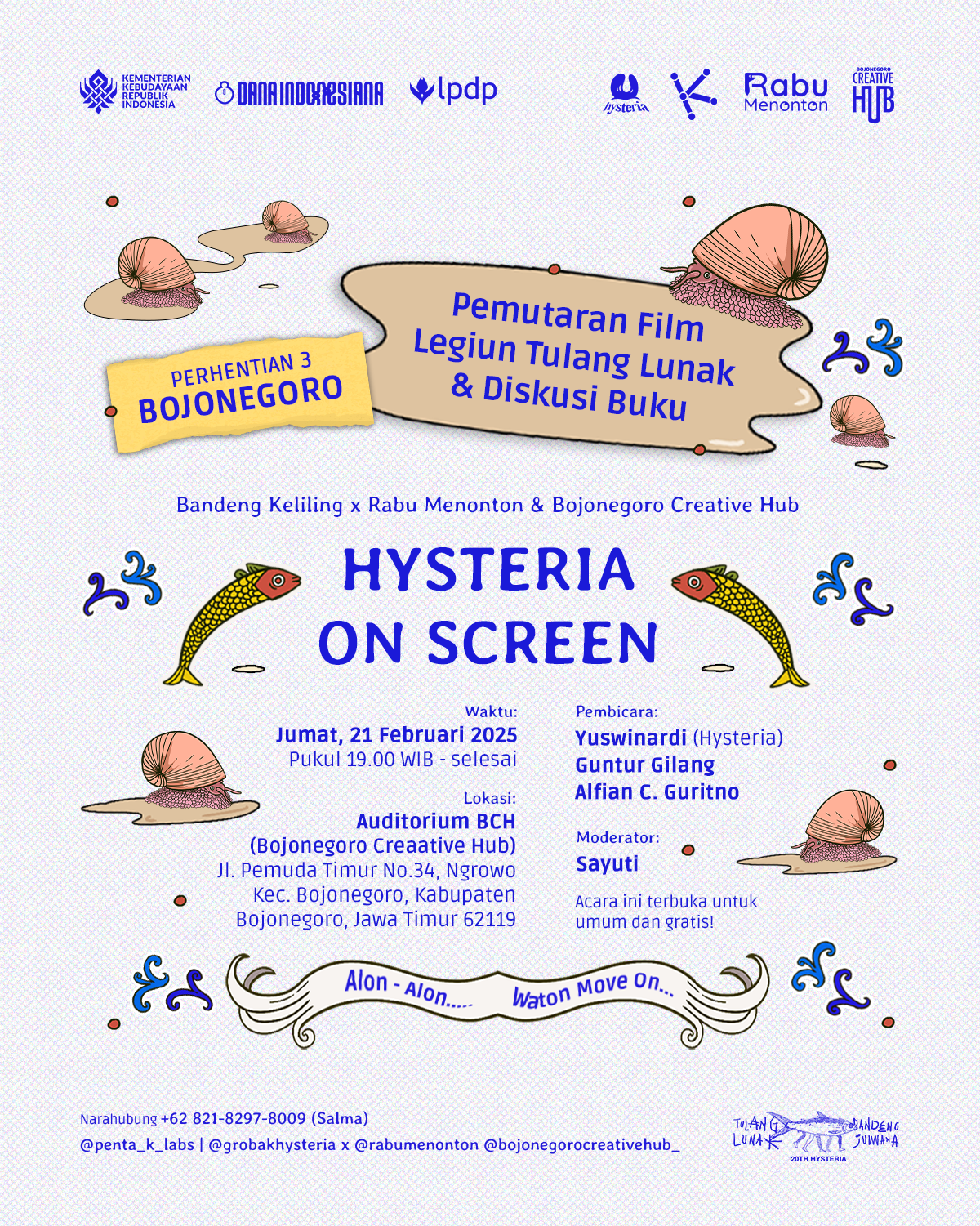 Bandeng Keliling x Rabu Menonton & Bojonegoro Creative Hub: "Hysteria ...